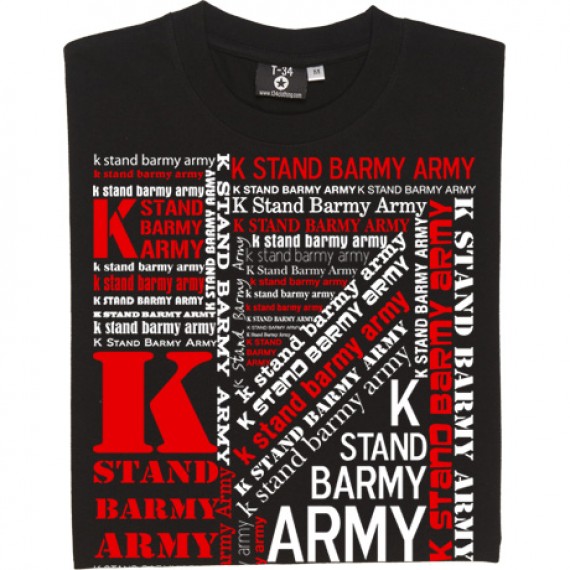 K Stand Barmy Army T-Shirt | TShirtsUnited