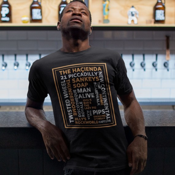 Manchester Nightclubs T-Shirt | TShirtsUnited